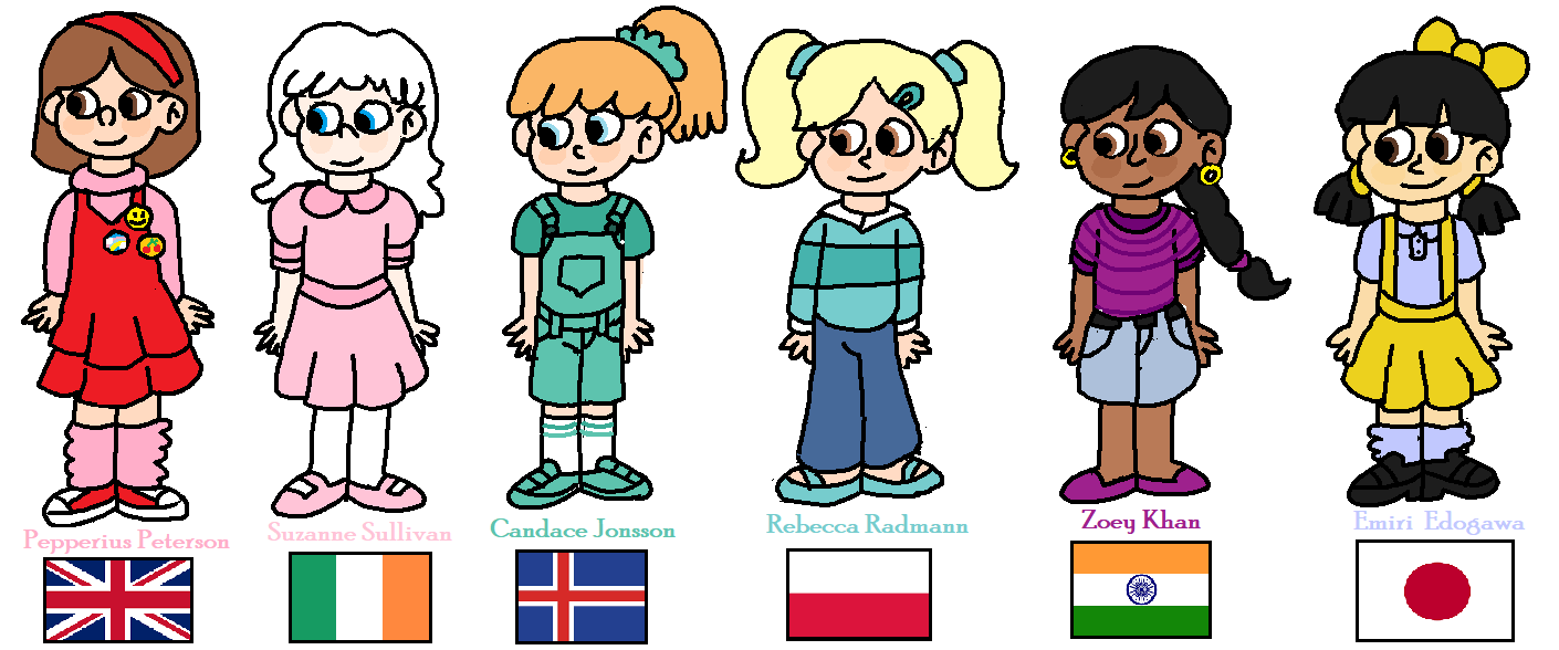 Some Peppa Pig Girls as humans (and my version of them) | Fandom