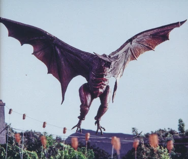 Aerial kaiju battle Rodan vs Gyaos (Godzilla vs Gamera) | Fandom