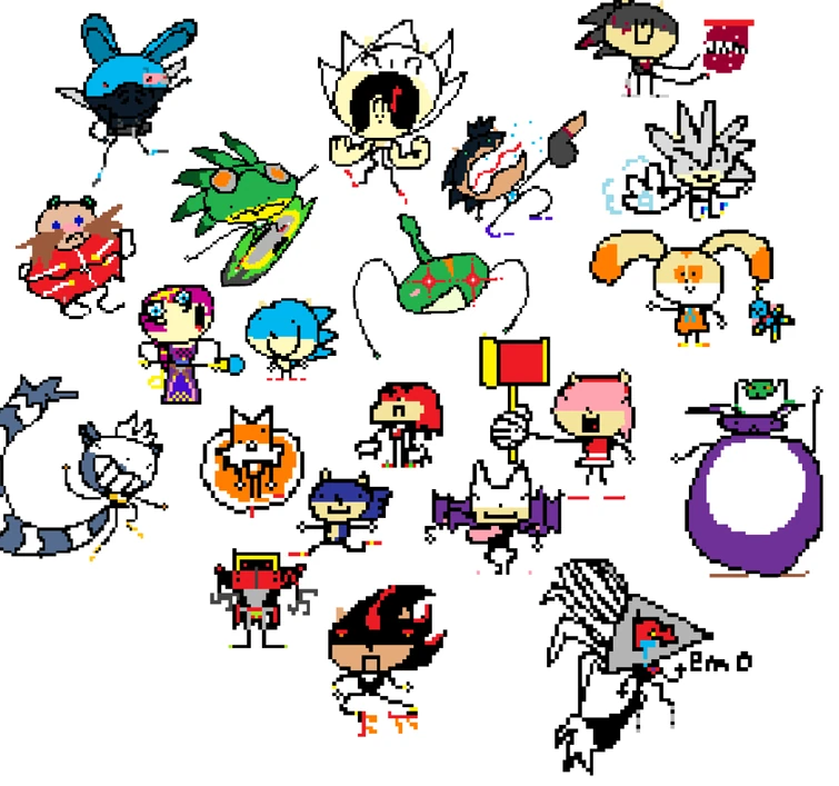 Should I continue my poorly pixelated sonic characters series, if so Who should I massacre? | Fandom