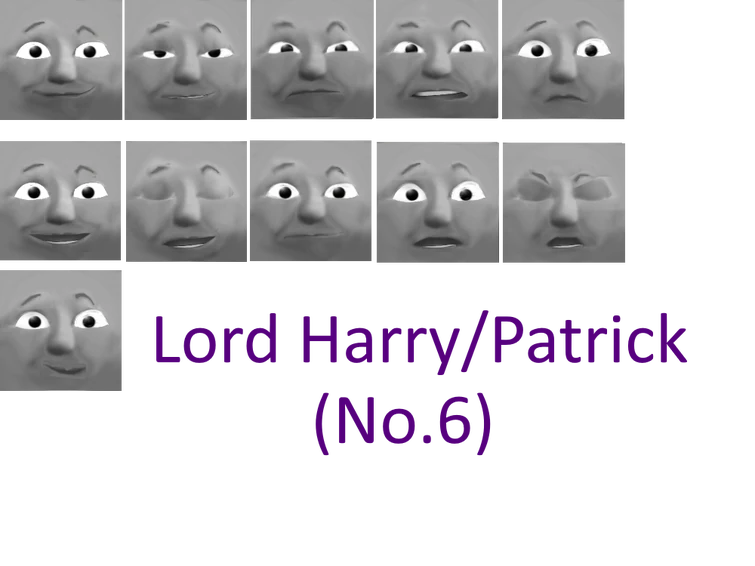 Trainz-styled Lord Harry, Alaric and Eric faces | Fandom