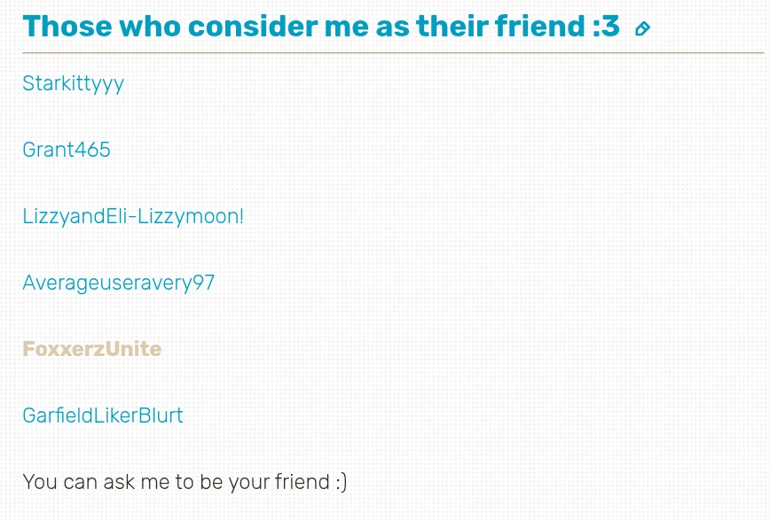 My list is sorta outdated | Fandom