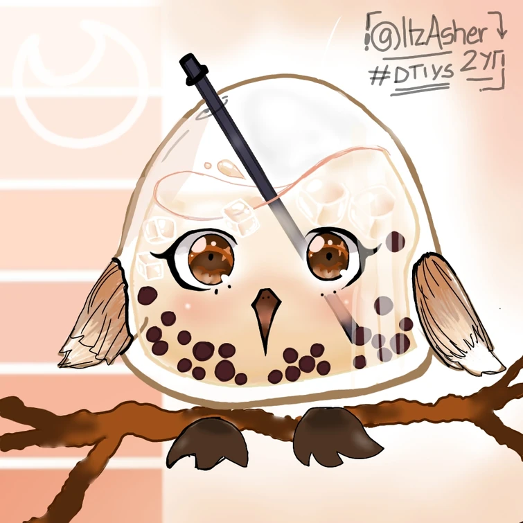 I Drew a Boba Owl!! Literally- a boba owl.. hope u like it!! (Omg tysm ...