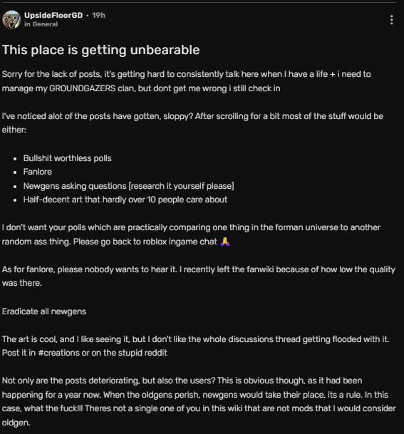 Dislike on people with aggresive, criticizing traits in this community ...