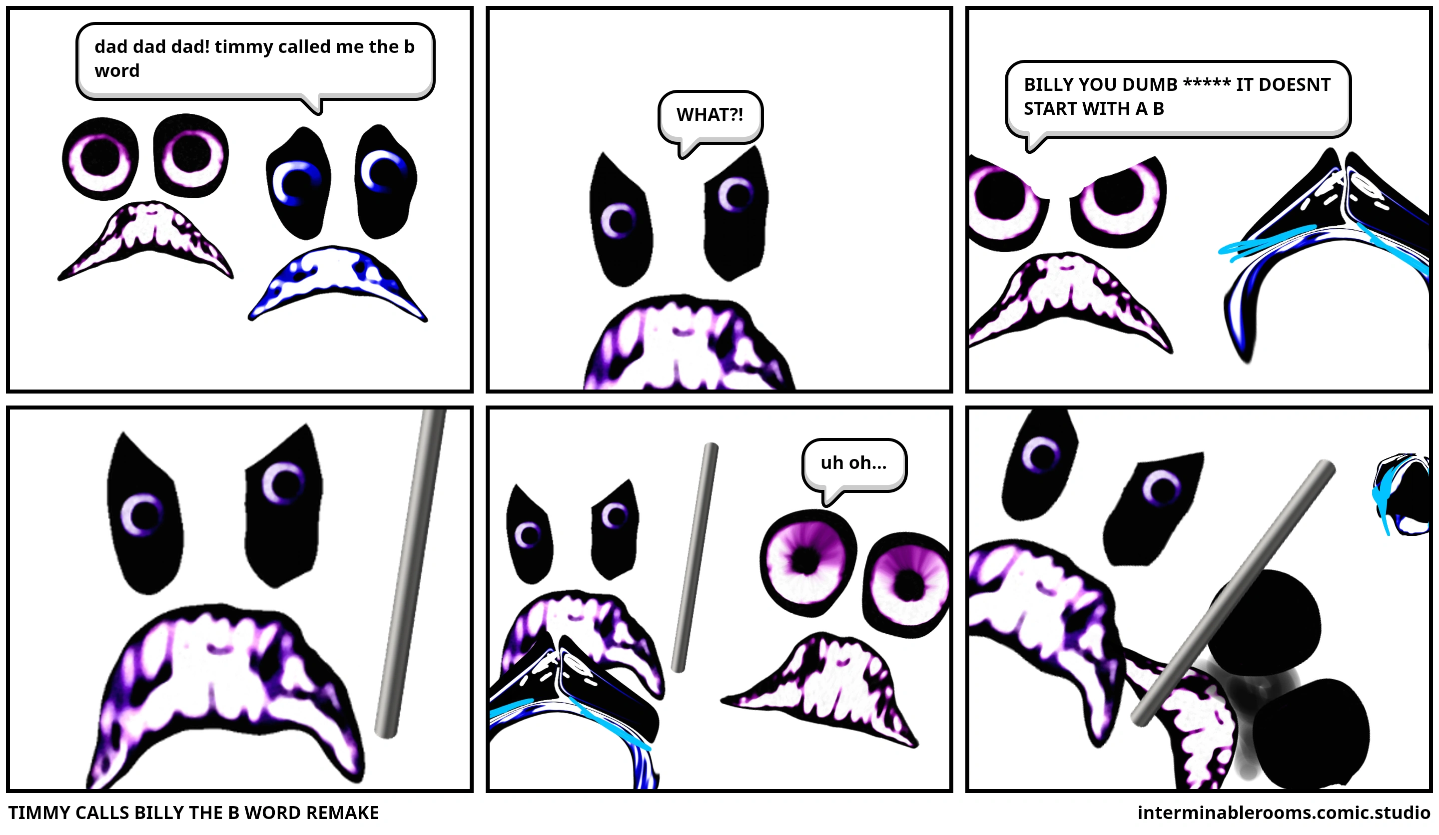 rate this timmy called billy the b word remake i made on comic studio ...