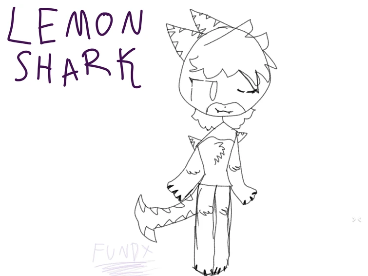 Lemon shark fanart | Fandom