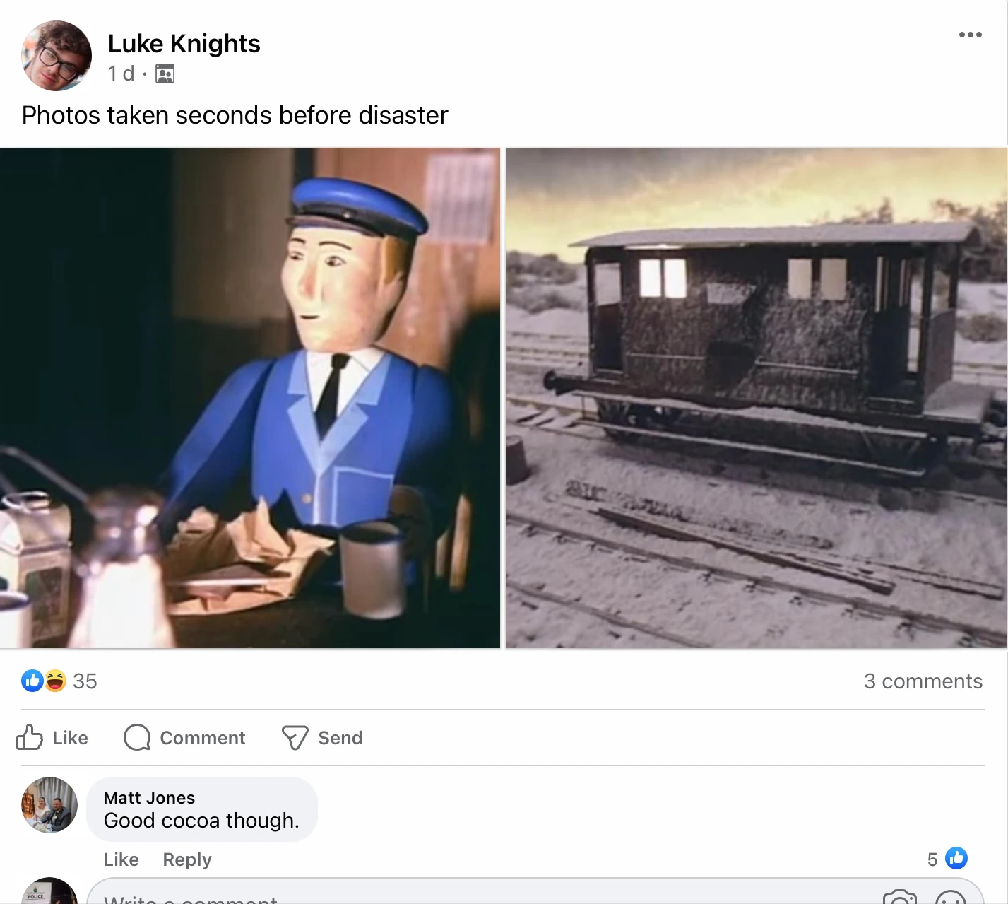 Who cares? This is good cocoa. | Fandom