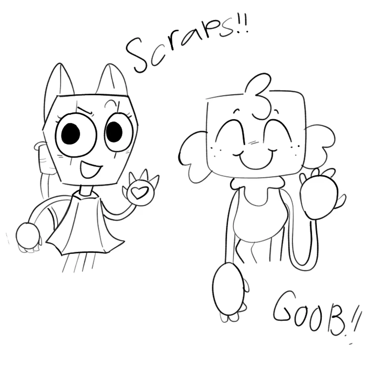 Drew Scraps and Goob because bored. | Fandom