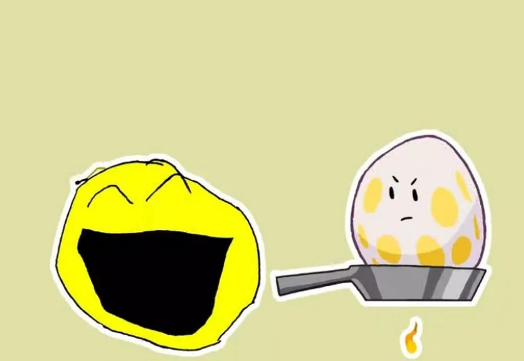 Yellow face cooking eggy | Fandom