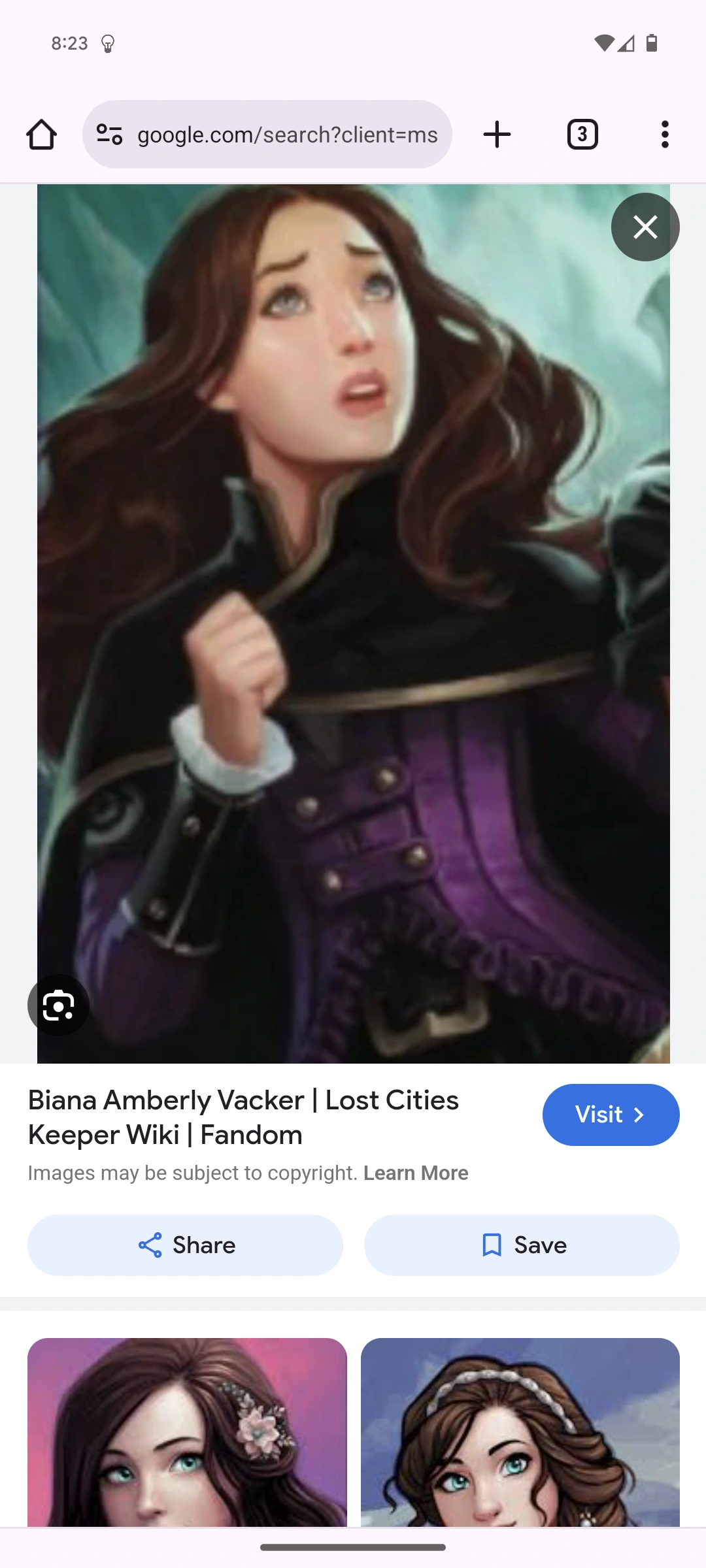 Biana has teal eyes? | Fandom