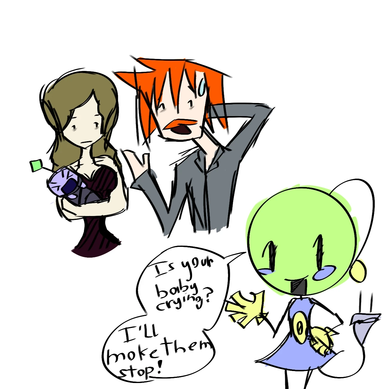 is your baby crying? i'll make them stop! | Fandom