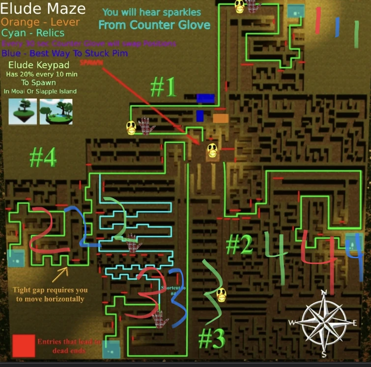 i did the elude maze in 295 seconds for supa skreech | Fandom