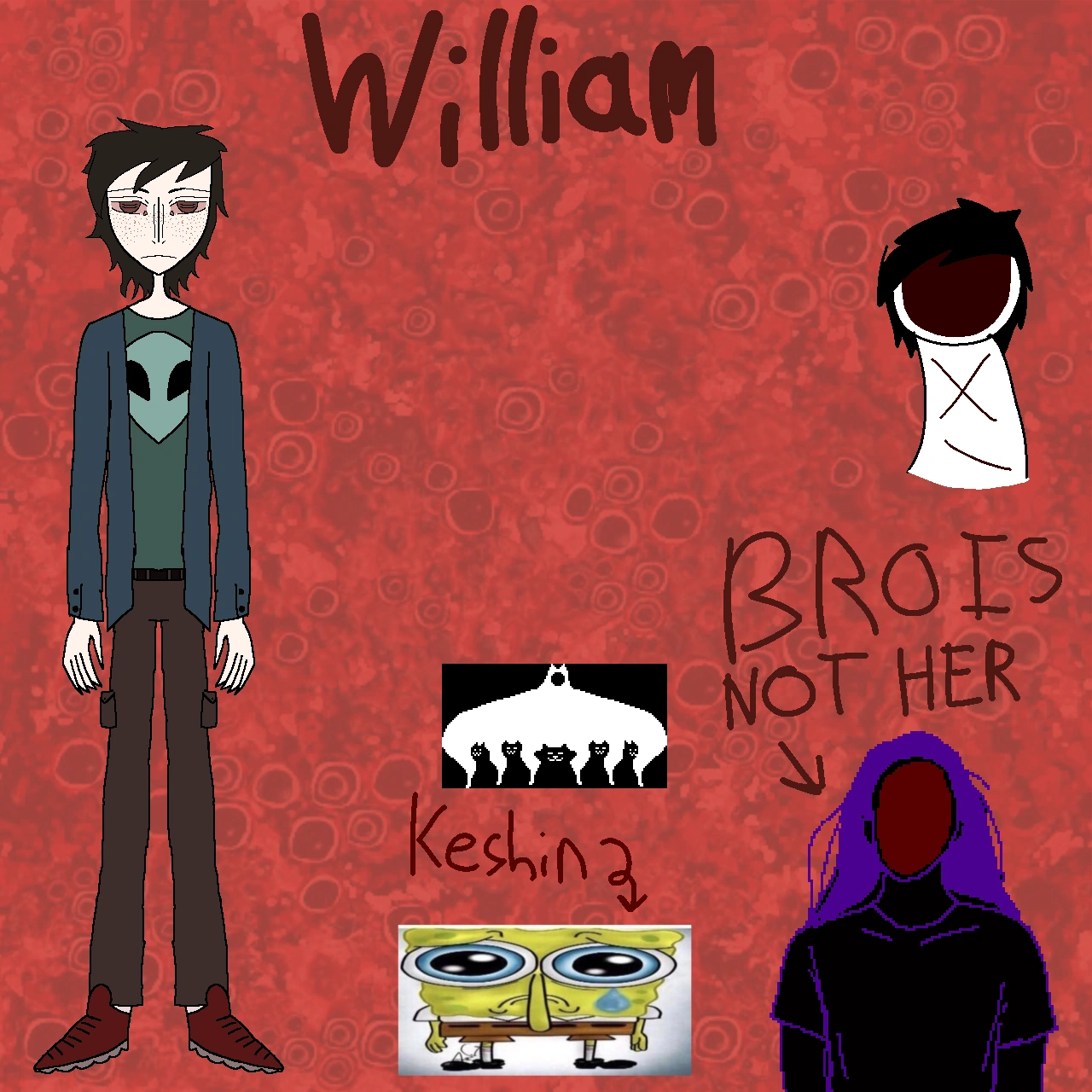SHITASS WILLIAM DESIGN ⚠️BLOOD AND GORE ALSO SHIT HUMOR ⚠️ | Fandom
