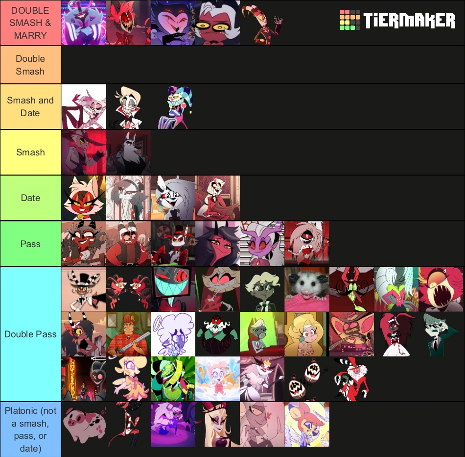 Here’s my Smash or Pass HH and HB characters | Fandom