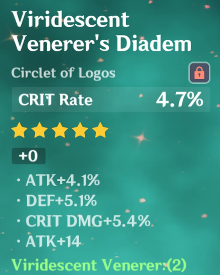 Finally, I have a VV Crit rate circlet after like, probably 4000 resin ...