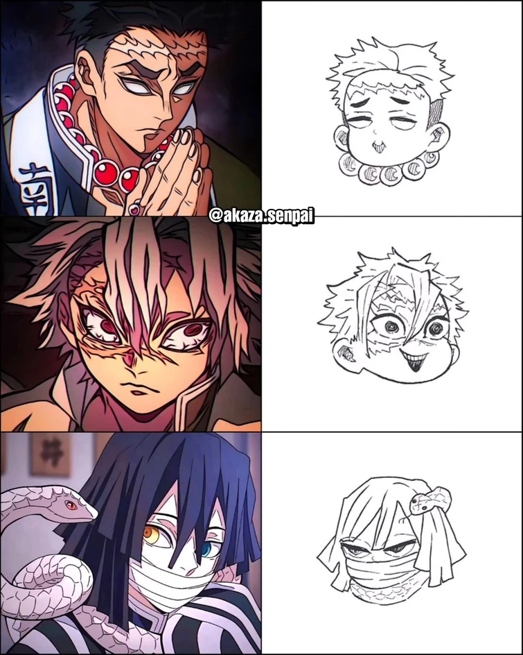 Them in anime vs chibi manga 😆 | Fandom