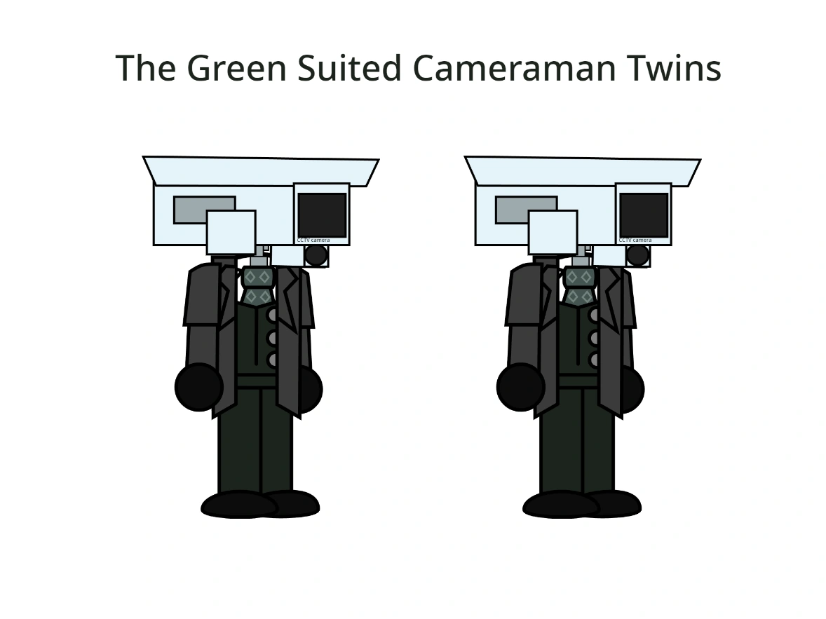 Green Suited Cameraman (The Twins) | Fandom