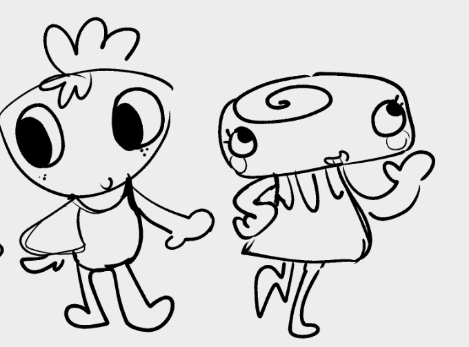 thing where i drew sprout and shelly for the first time | Fandom