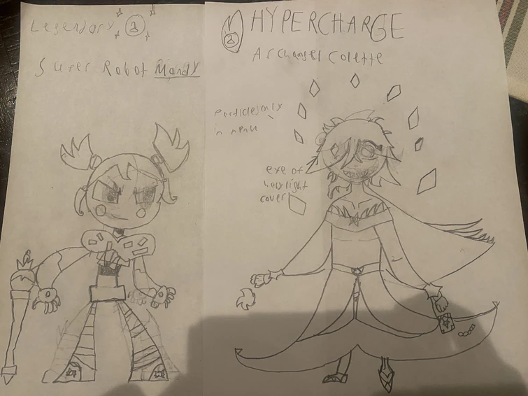 Skin concepts (quick sketches, please forgive my handwriting!) | Fandom