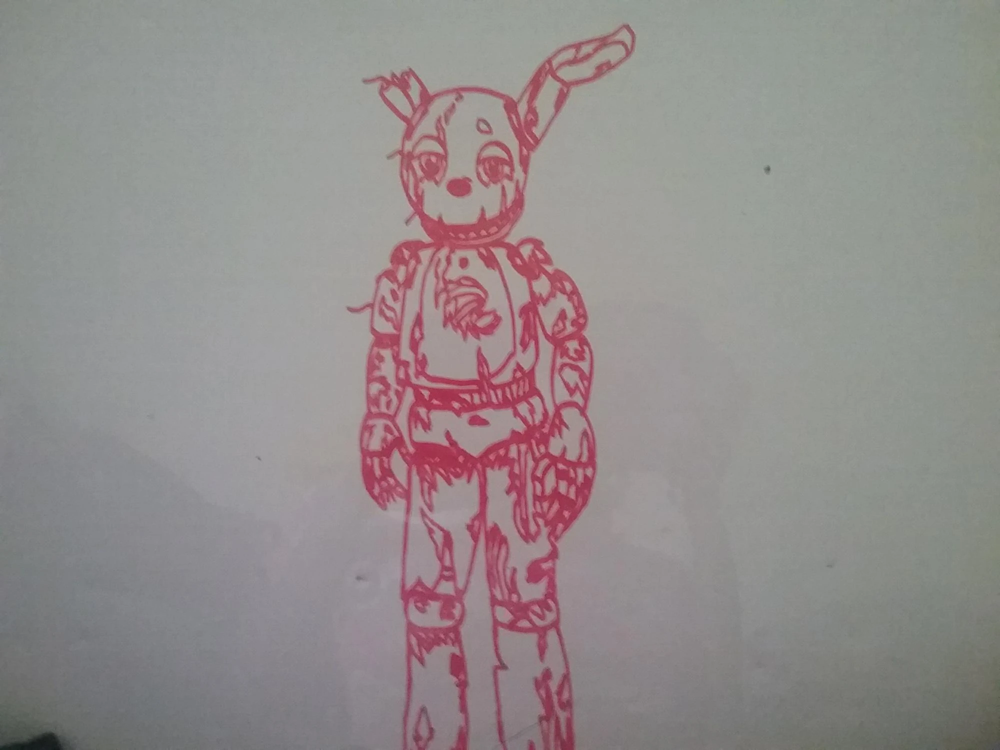 My simple drawing of Springtrap (William Afton). :) | Fandom