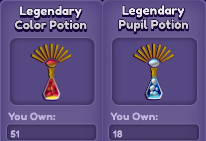 Taking offers for 51 leg color pots and 18 leg pupil pots | Fandom