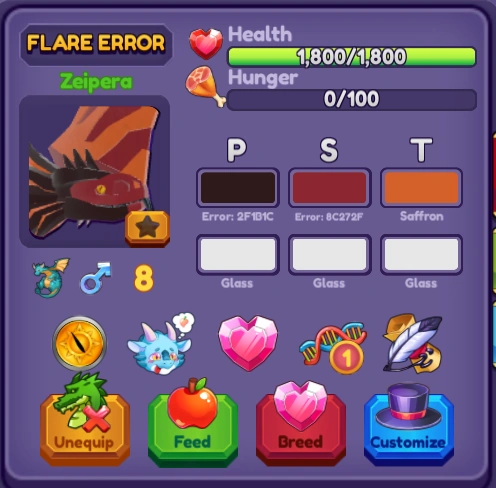 Trading / Selling 2/3 Error ( Flare error ) Zei! | Fandom