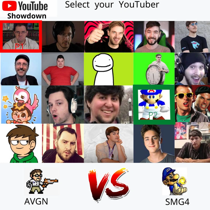 YouTube Showdown roster (Fan-Made) | Fandom