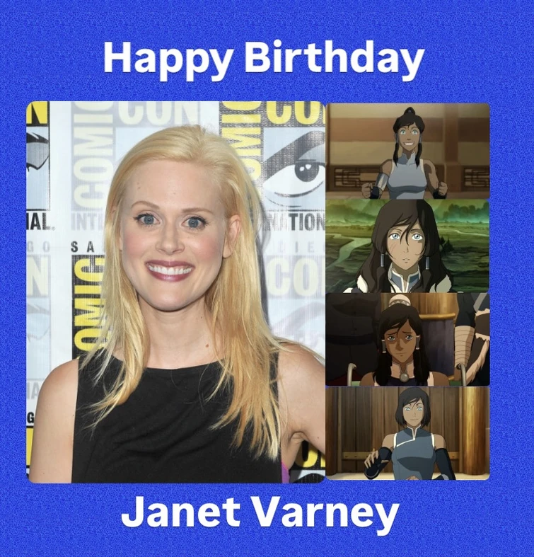🎂🌊 Happy 49th Birthday to Janet Varney, voice of Avatar Korra from The ...