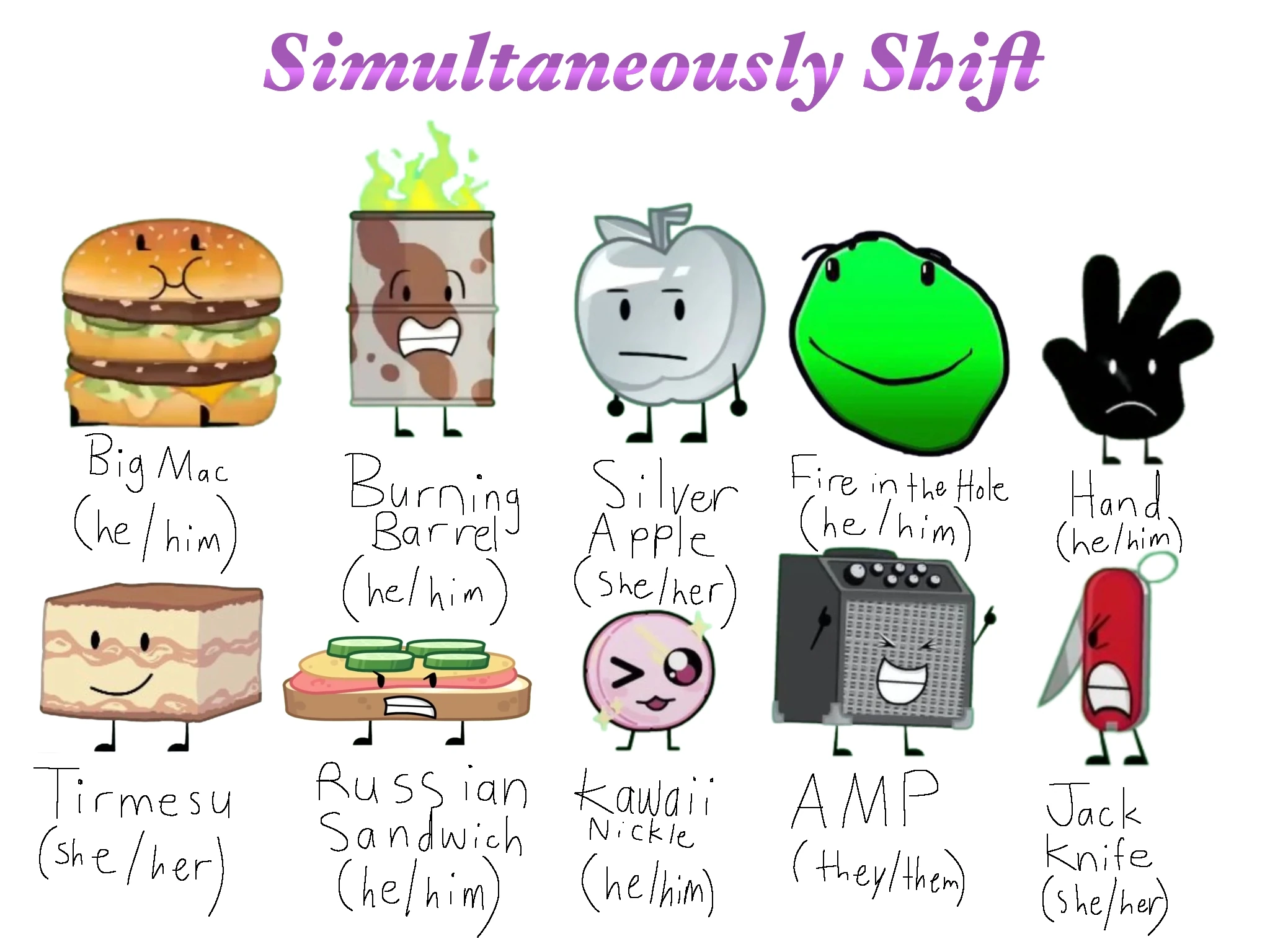 BFDI Mini Simotanously Shift | Fandom