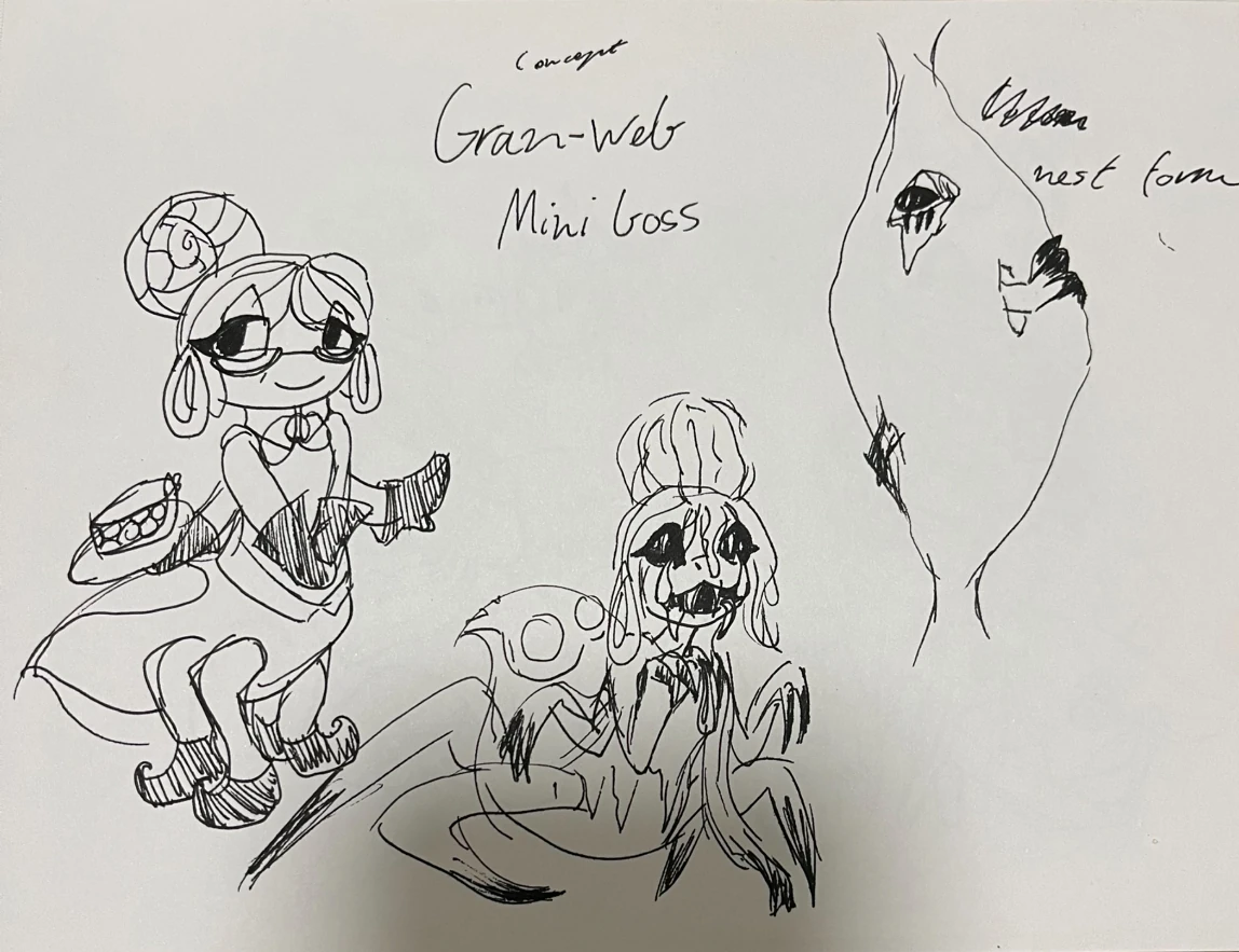 Gran-Webber concept art (mini boss) | Fandom