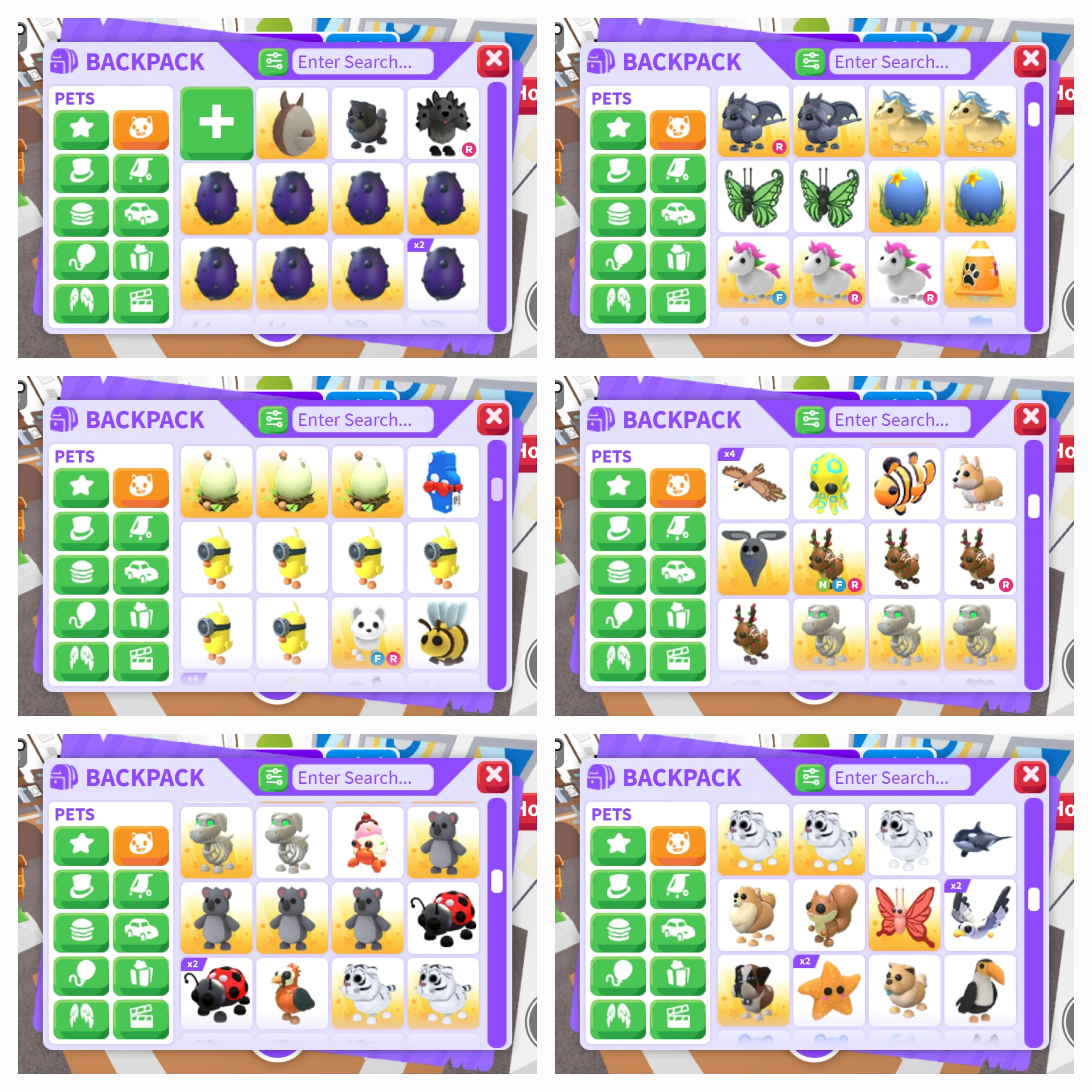 Trading pet inventory plus 3 ride pots | Fandom