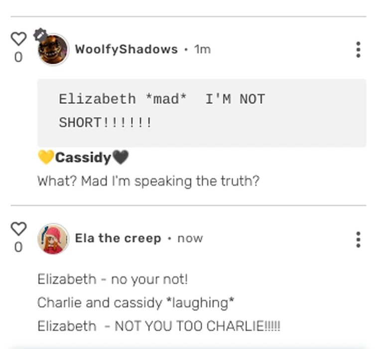 elizabeth *crying on the floor* | Fandom