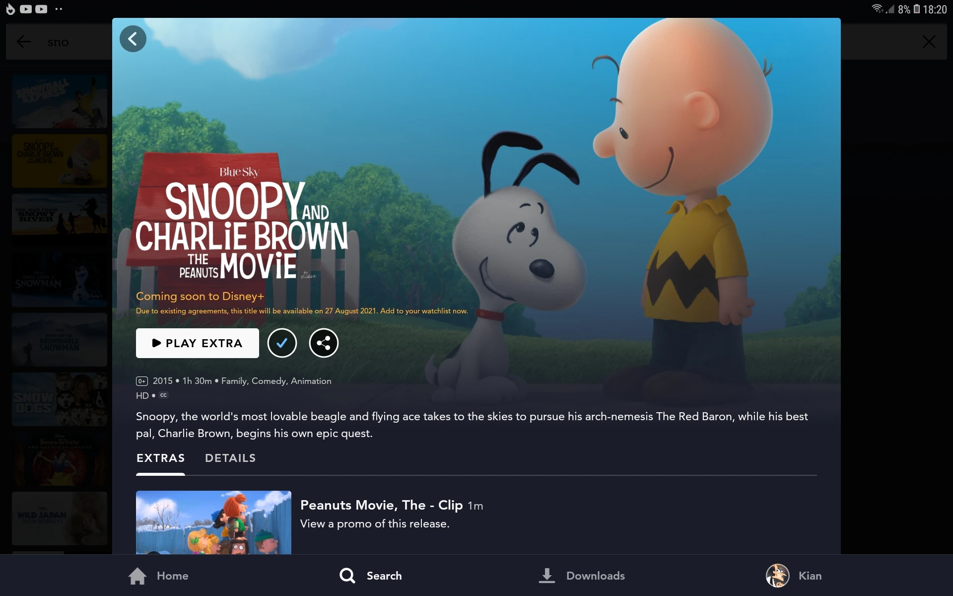 Snoopy: Hey Chuck, I'm on Disney+! | Fandom