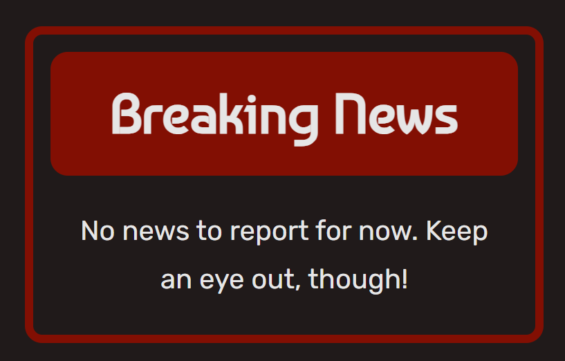 Breaking news thingy | Fandom