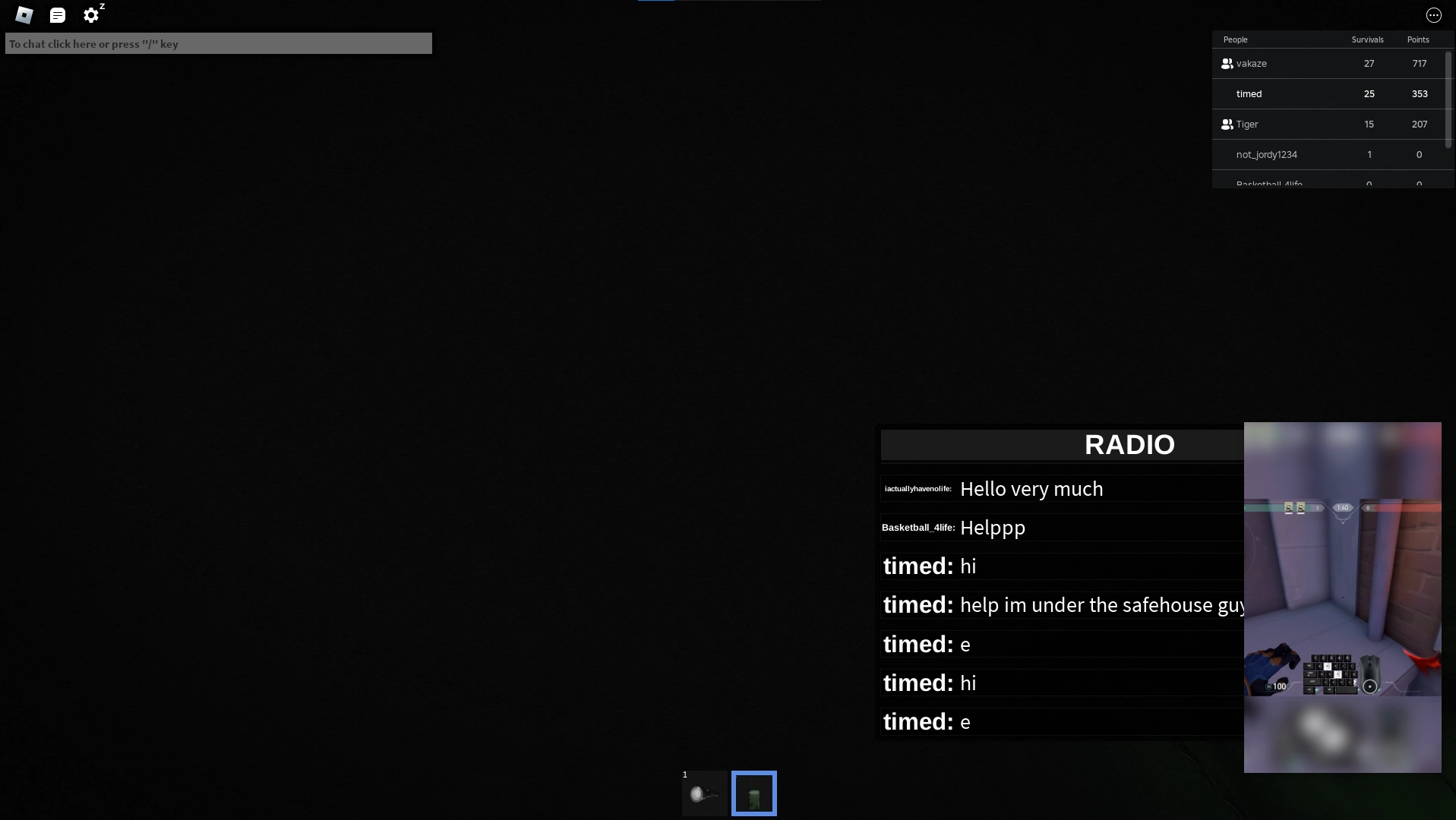 Stuck under safehouse, rake cant get me lol, and i trapped him so ...