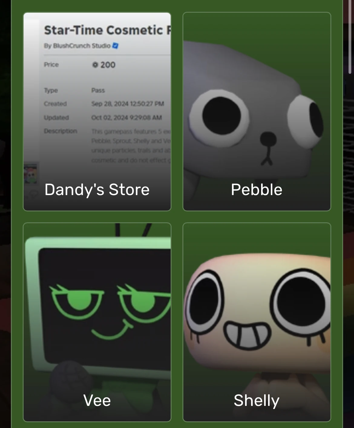 Pebble, Shelly and Vee consider if they want to get the Star-Time Skins | Fandom