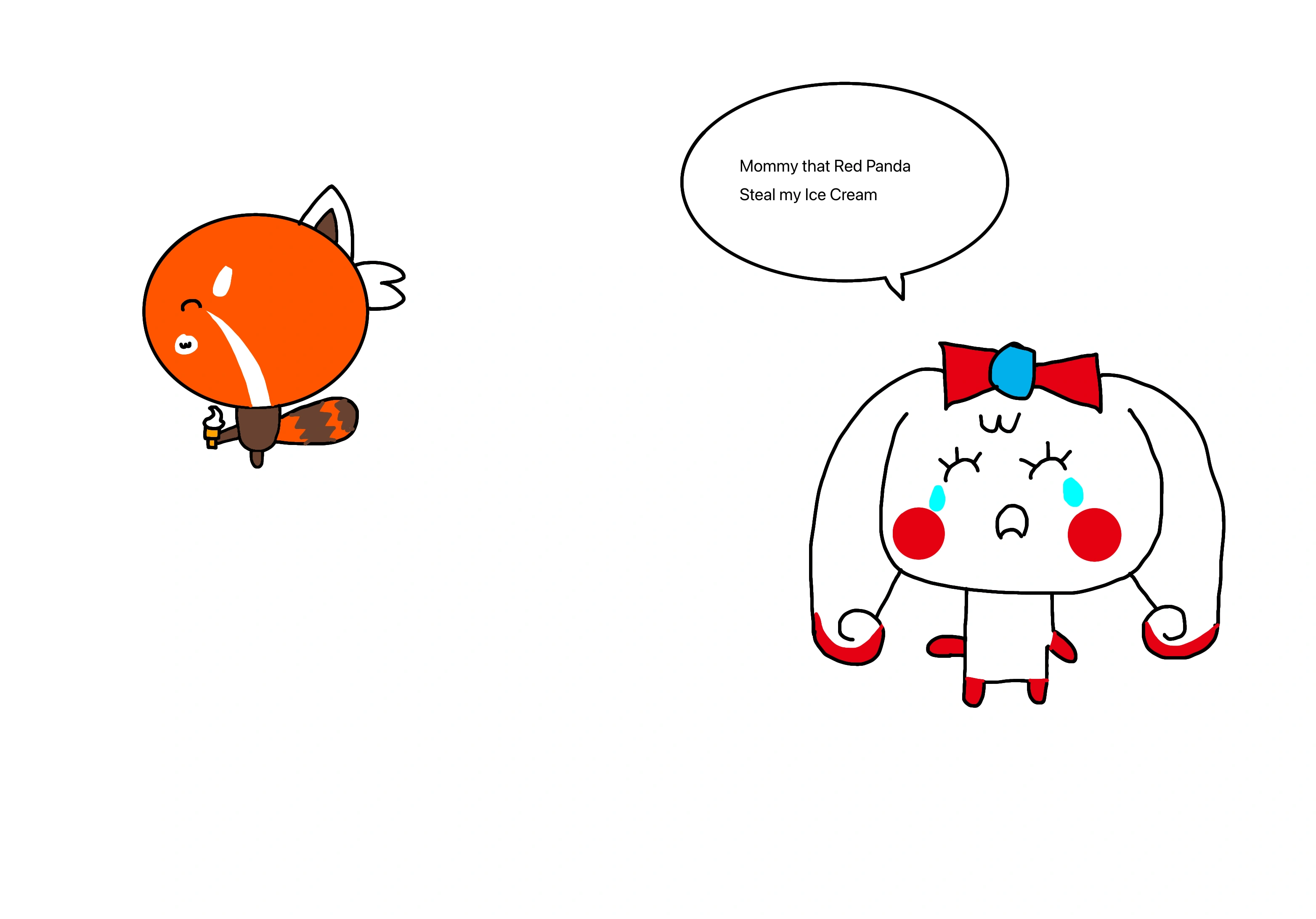 Here is Milktchi and Sody Pop As you can see Sody Steals Milktchi’s Ice ...