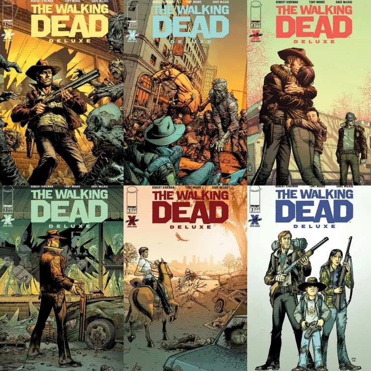 The Walking Dead Deluxe covers with Original covers | Fandom