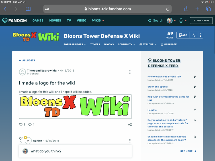 I made a logo for the wiki | Fandom