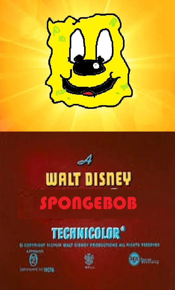 Een Walt Disney Spongebob titelkaart | Fandom