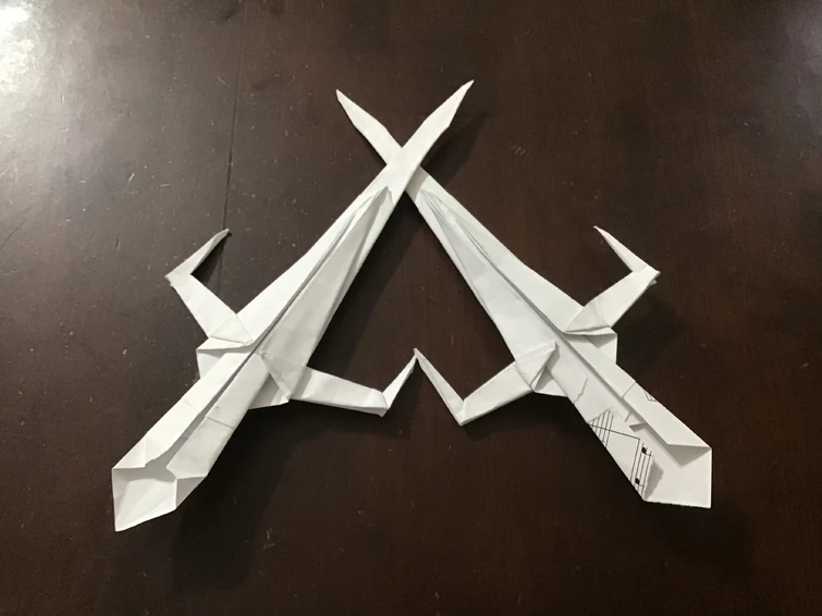 My origami Dual Wield Ninja Sai | Fandom