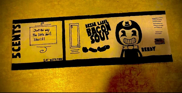 I made a BATIM bacon soup label | Fandom