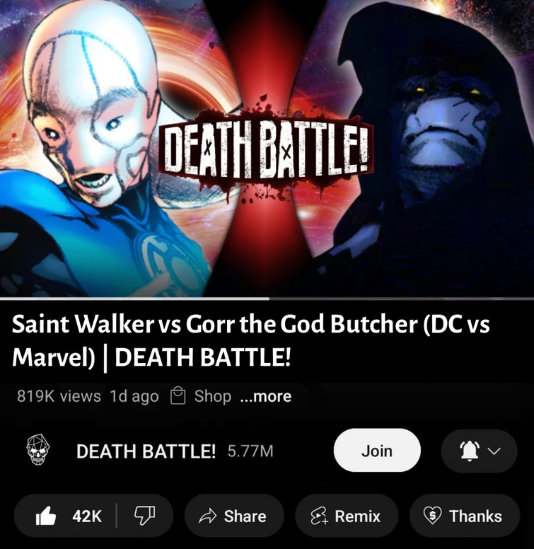 Saint Walker vs Gorr the God Butcher: Official Video mockup | Fandom
