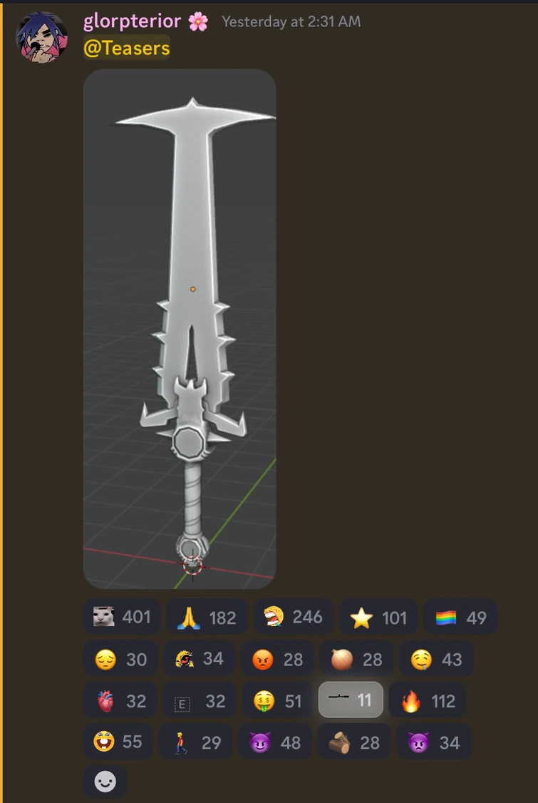 I think we know what the new slayers sword is gonna be or should I say ...