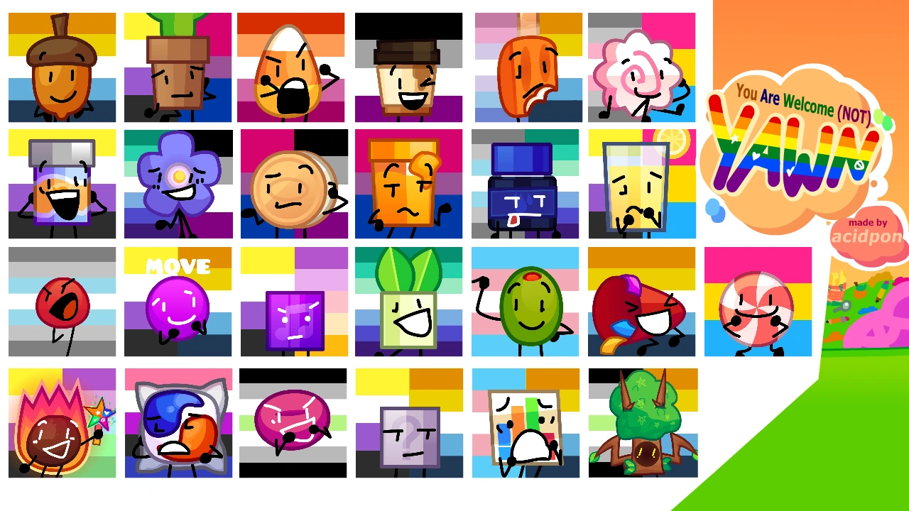 yawn lgbt characters update | Fandom