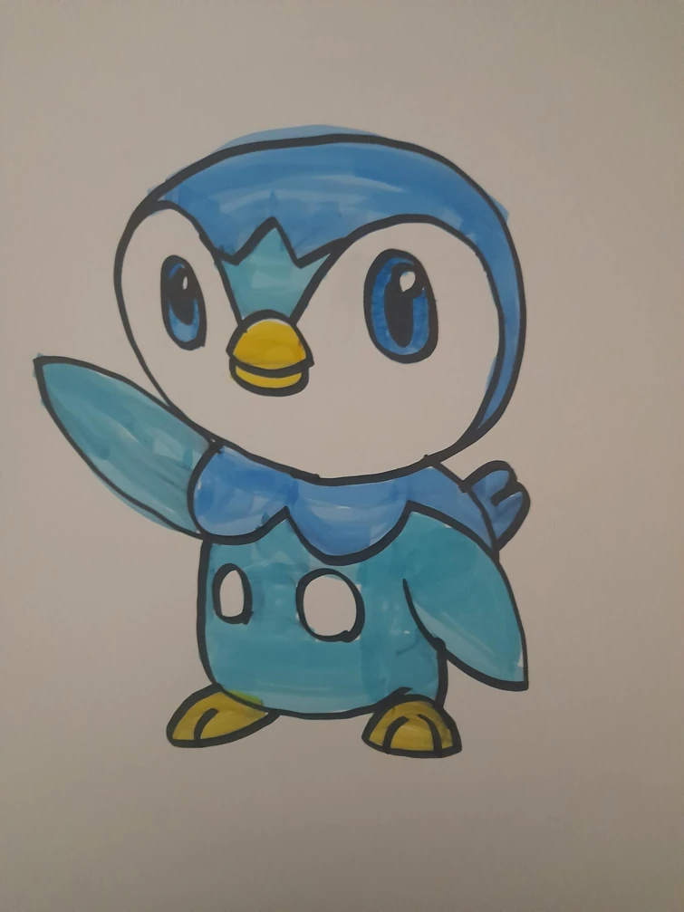My drawing of Piplup | Fandom