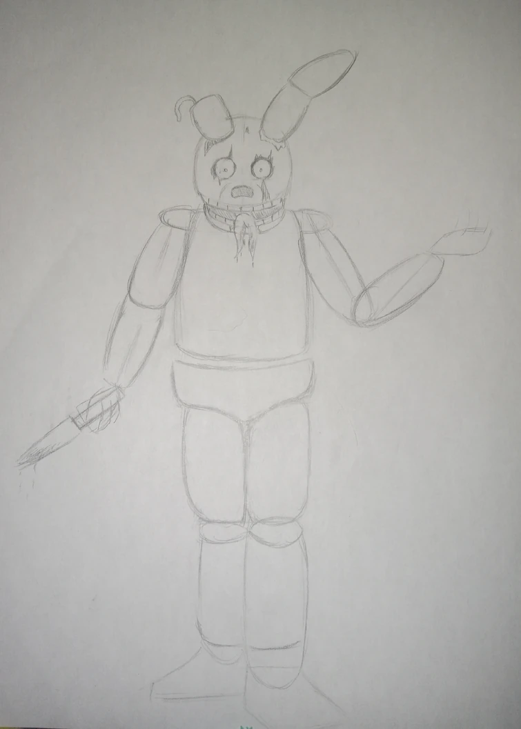 Fnaf Movie Spring Bonnie Drawing | Fandom