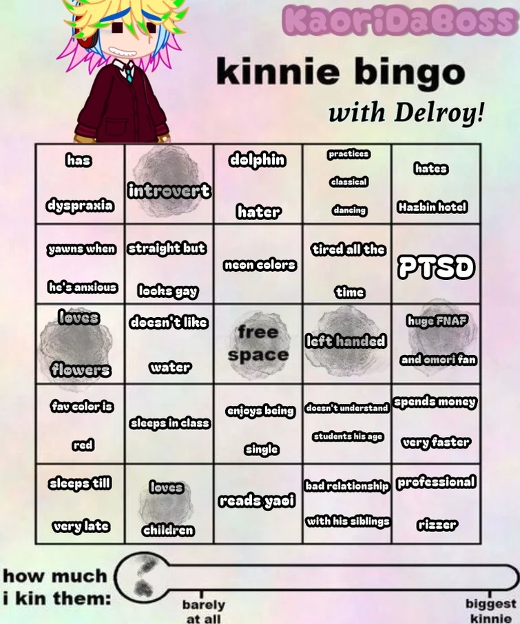 Kinnie bingo!💫 | Fandom
