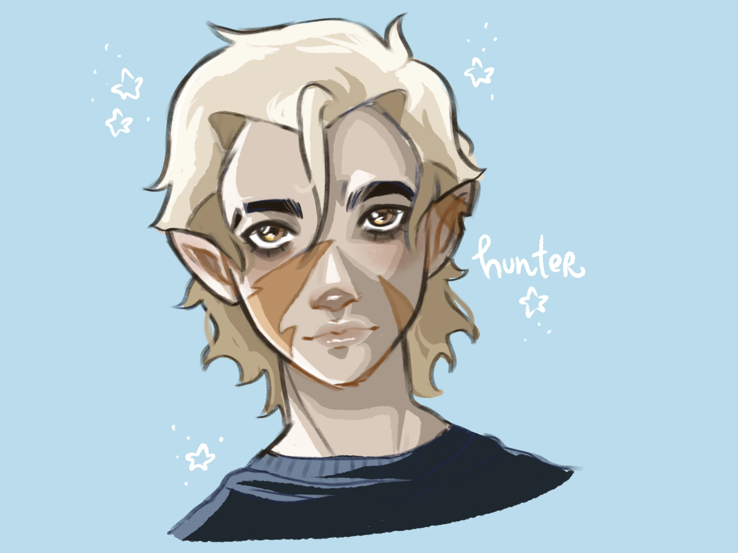 goofy lil hunter doodle | Fandom