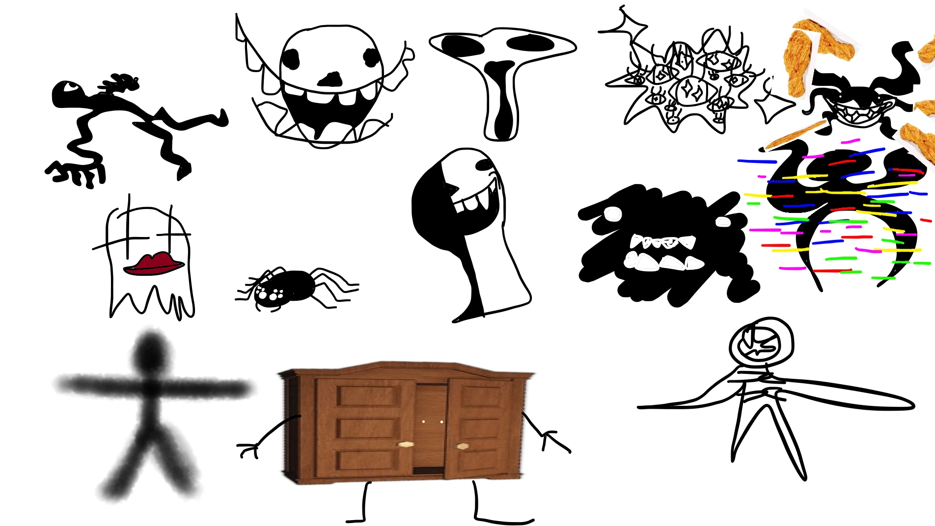 I drew all Entities | Fandom