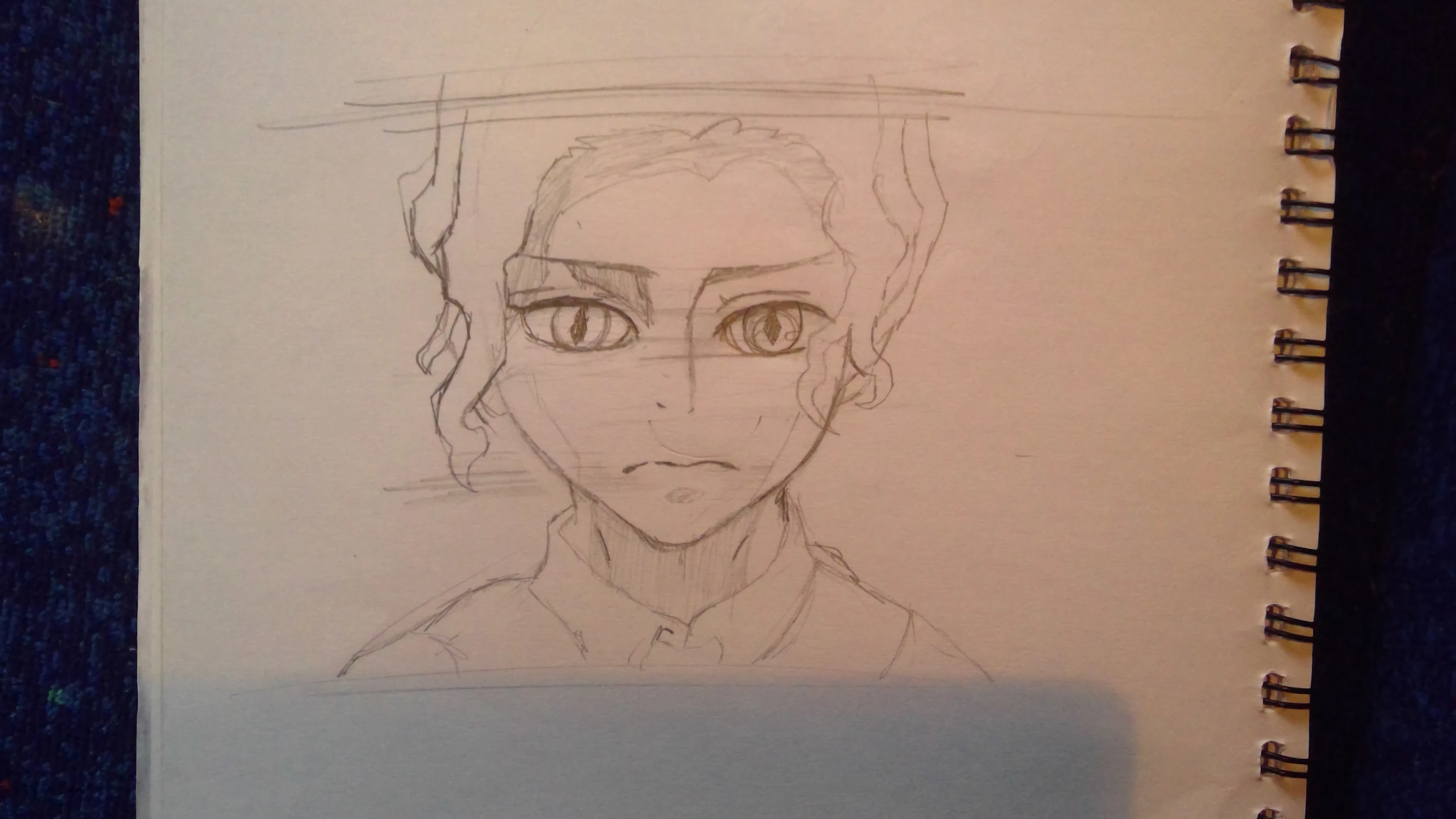 Muzan drawing W.I.P | I dont get why I drawn him :,) | Fandom